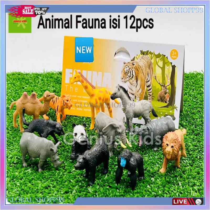 Promo Mainan Binatang Karet Animal Figure Animal World Mainan Animal ...