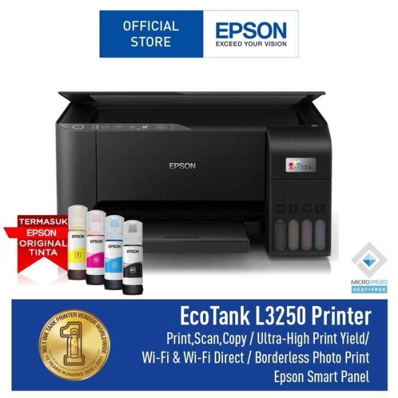 Jual Printer Epson L3250 A4 Ecotank All-in-one Ink Tank Wireless Di Seller Land Com - Kesawan-2 ...