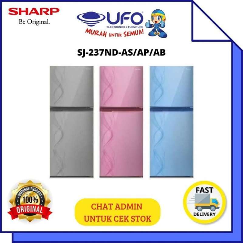 Promo SHARP SJ237ND-AP KULKAS SHARP 2 PINTU 187 LITER Diskon 3% di Seller UFO Elektronika ...