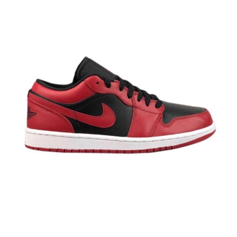 Jual NIKE Air Jordan 1 Low Reverse Bred Sneakers Pria - 7 Merah di ...