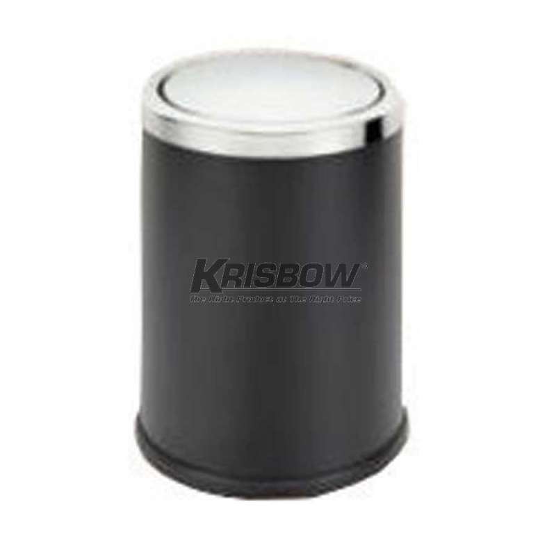 Jual Krisbow Dust Bin With Black Cover Round Room Item #10005681 Di ...