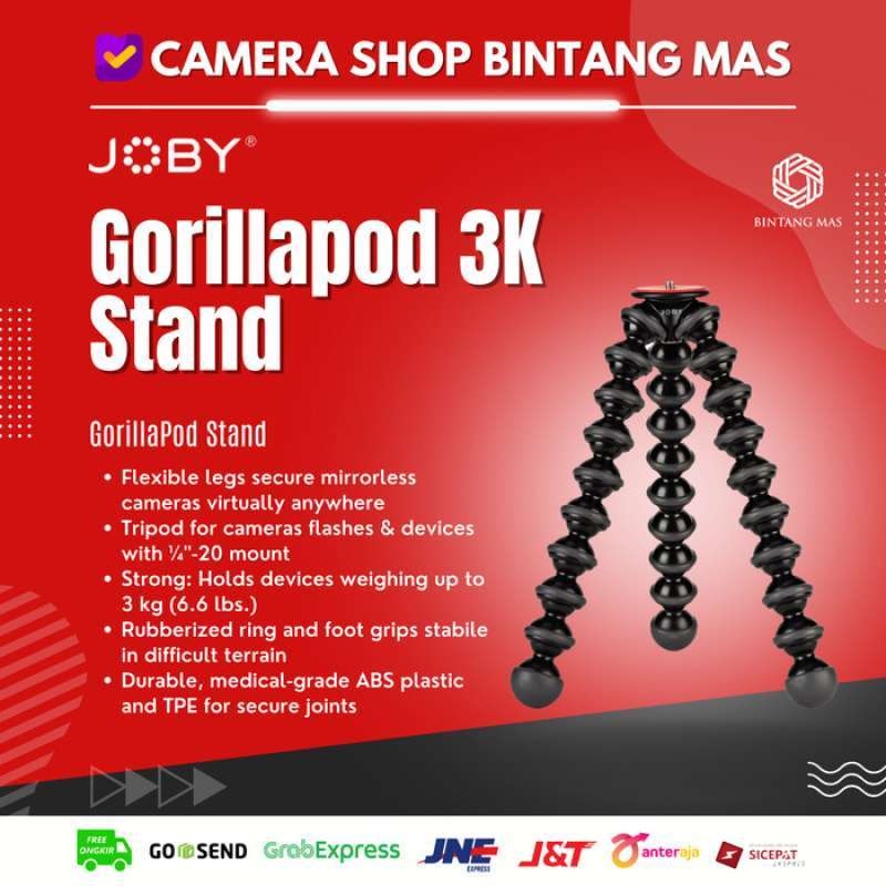 Jual Joby Gorillapod 3k Stand ( Tanpa Ballhead ) Di Seller Nunki Store ...