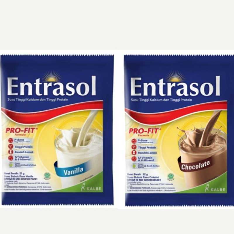 Jual Susu Entrasol Sachet Coklat (10sachet x21gr) di Seller JJbabymilk ...