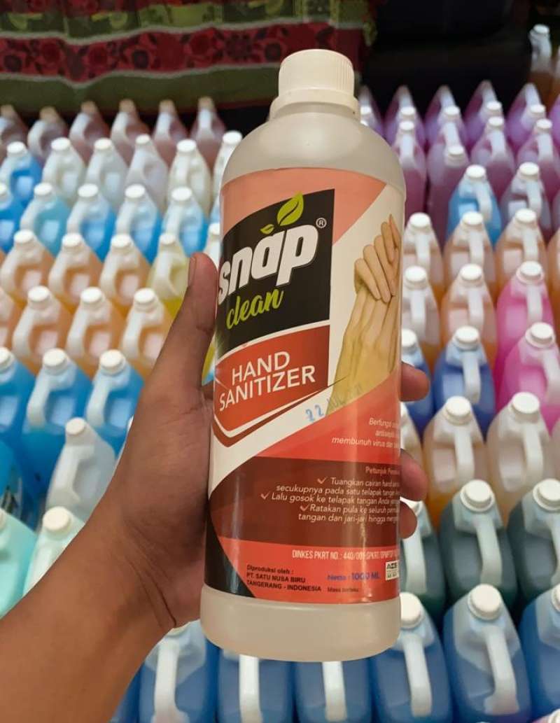 Jual SNAP CLEAN Hand Sanitizer [1 Liter] di Seller Snap.soap ...