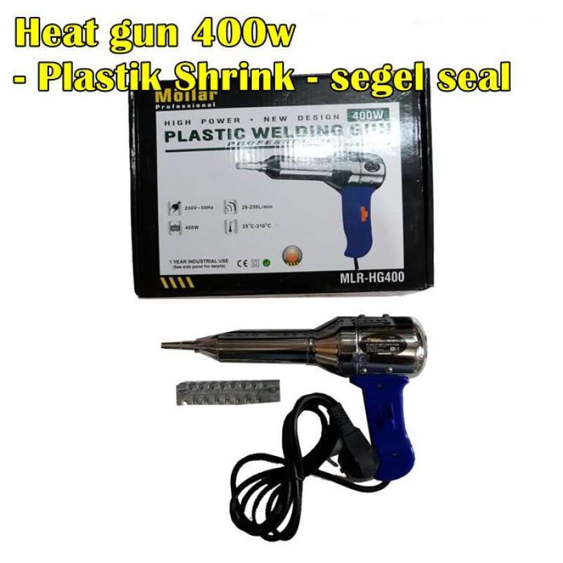 Jual Heat Gun Mollar 400w Hot Gun Plastik Shrink Segel Seal Botol di ...