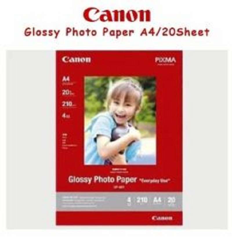 Jual Canon Glossy Phot Paper/a4/20sheet Di Seller Logikreasi Utama ...