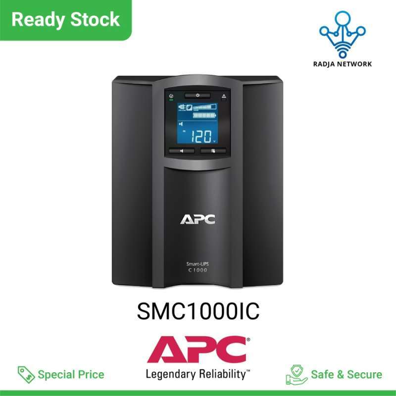 Jual UPS APC 600 Watt SMC1000IC C 1000VA LCD 230V with SmartConnect di ...