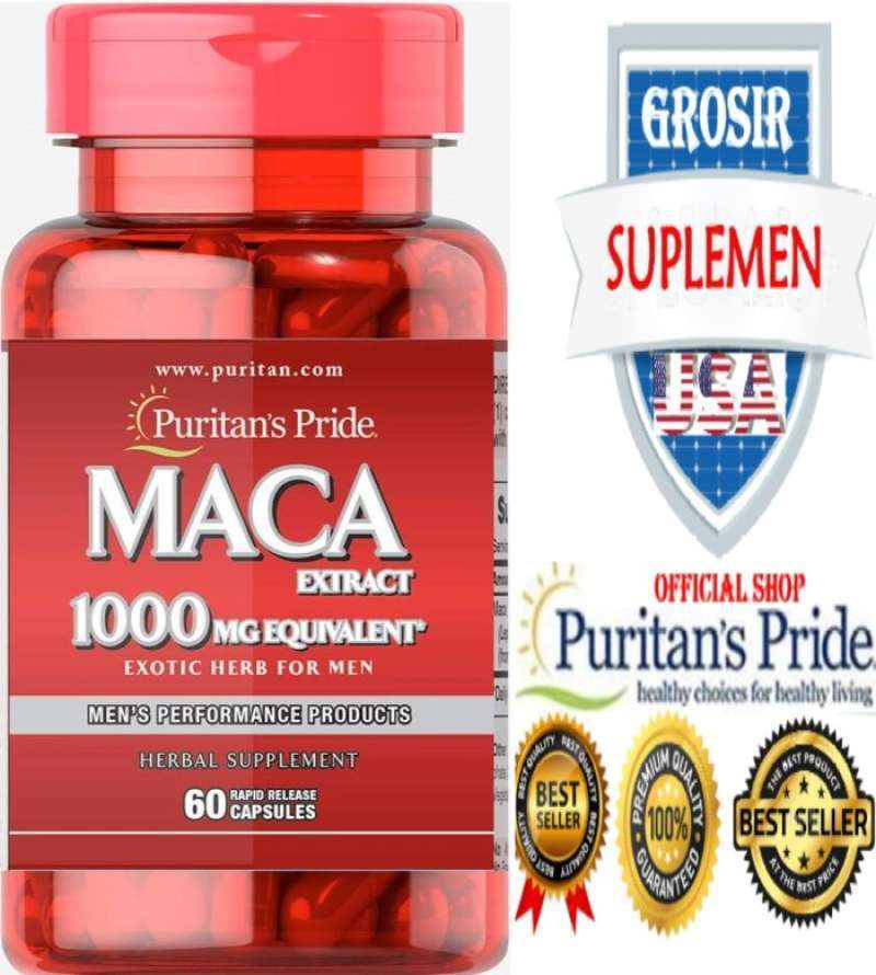 Jual Puritan Maca 1000 Mg Exotic Herb For Men 1000 Mg 60 Cap Di Seller Afifah Tick - Kartini ...