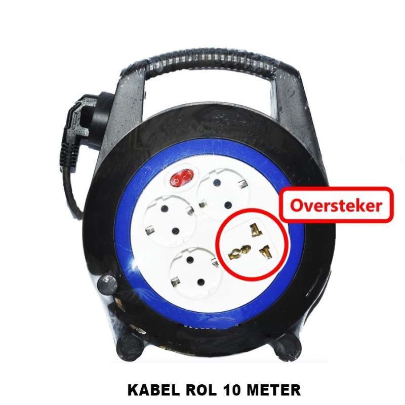 Promo Kabel Roll 10 Meter Saklar Alisca Stop Kontak Over Steker Cable ...