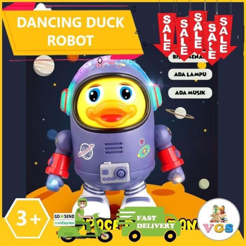 Promo Mainan Anak Dancing Duck Robot Diskon 32% Di Seller Variety Goods ...