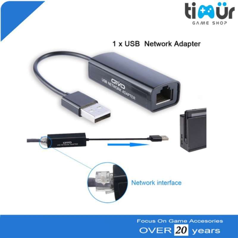 Jual Usb Network Adapter Lan Rj45 Connection Ethernet Nintendo Switch ...