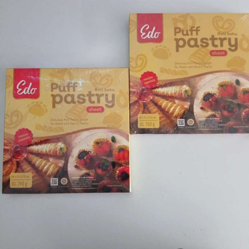 Jual edo puff pastry sheet 750gr kulit di Seller Yoiki Frozen Food ...