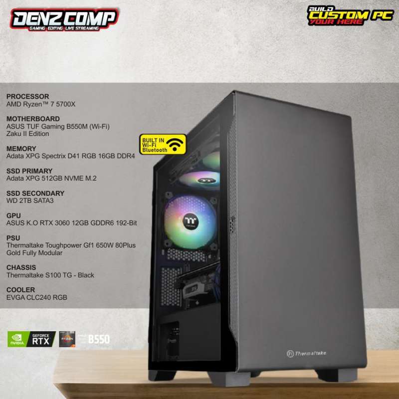 Jual GAMERSBOX PC - AMD RYZEN 7 5700X|RTX3060|RAM 16GB|NVME 512GB|HDD ...