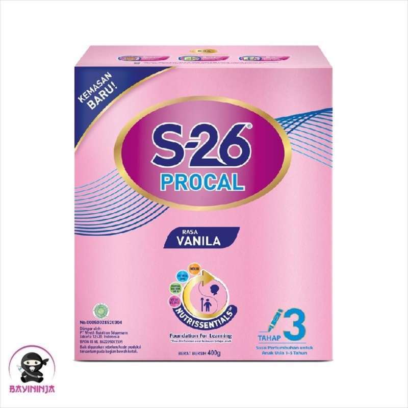 Jual S26 PROCAL 3 Vanila Susu Box 400 g di Seller Dnj.aranggita - Rajeg ...