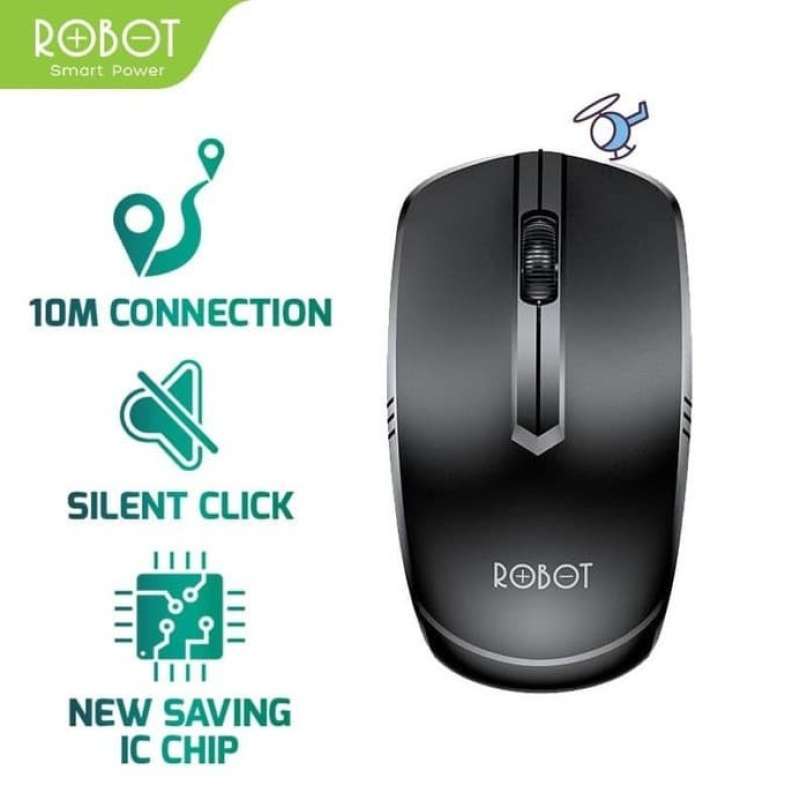 Jual Robot Mouse Wireless Silent M200 Hitam Di Seller Oz Acc - Sumur ...