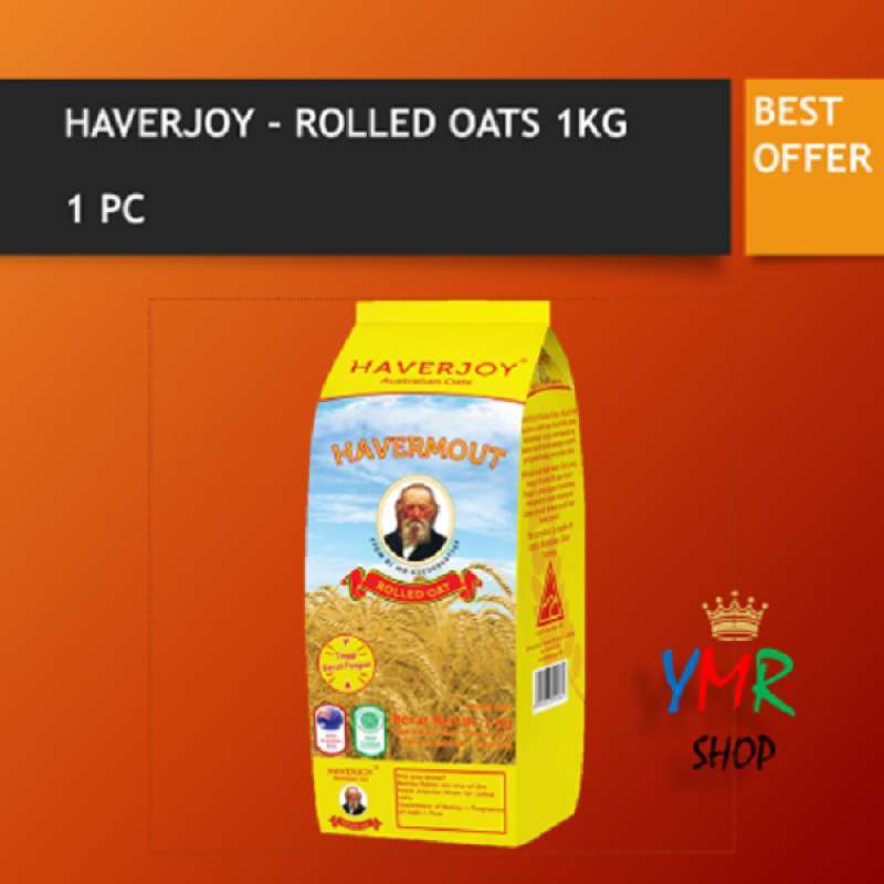 Promo Haverjoy Rolled oat 1 kg Diskon 24% di Seller YMR SHOP - YMR SHOP ...