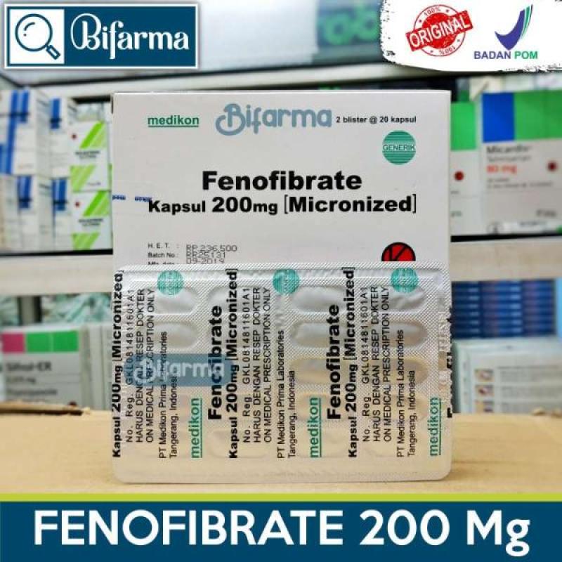 Jual Fenofibrate 200 Mg Micronized /Strip @20 Kapsul di Seller Apotik ...
