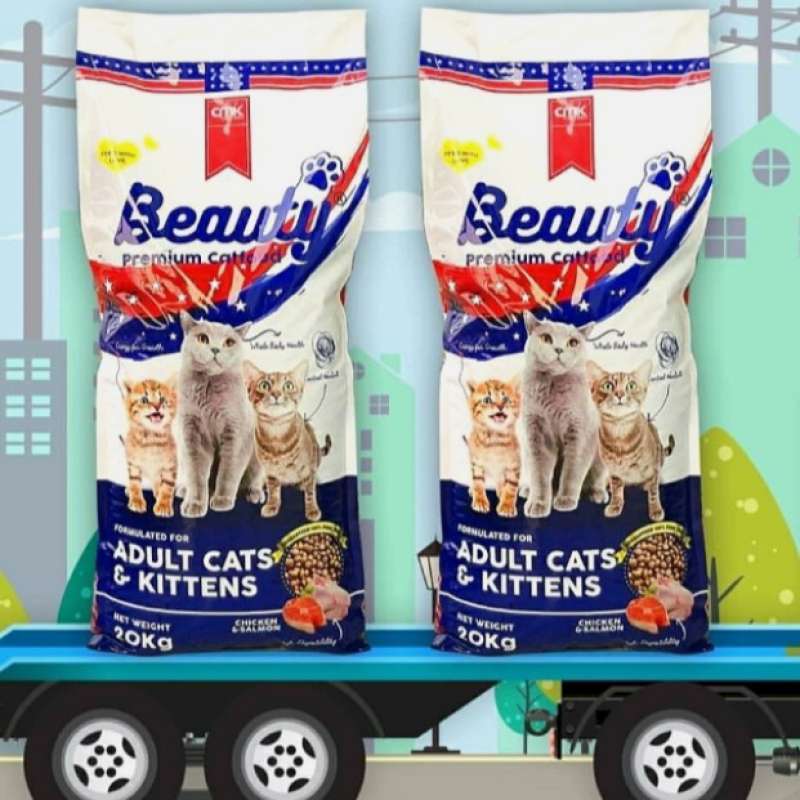Promo GOJEK/GRAB BEAUTY CAT FOOD ADULT AND KITTEN 20KG Diskon 33% di ...