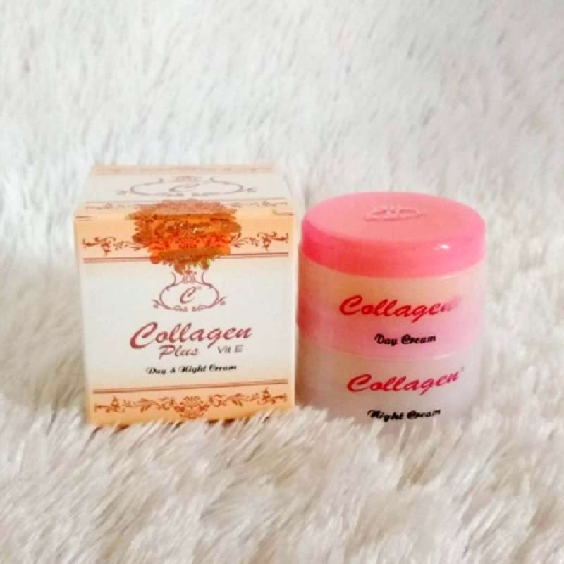 Promo Collagen Cream Original / Hanya Cream Siang & Malam Diskon 60% di ...