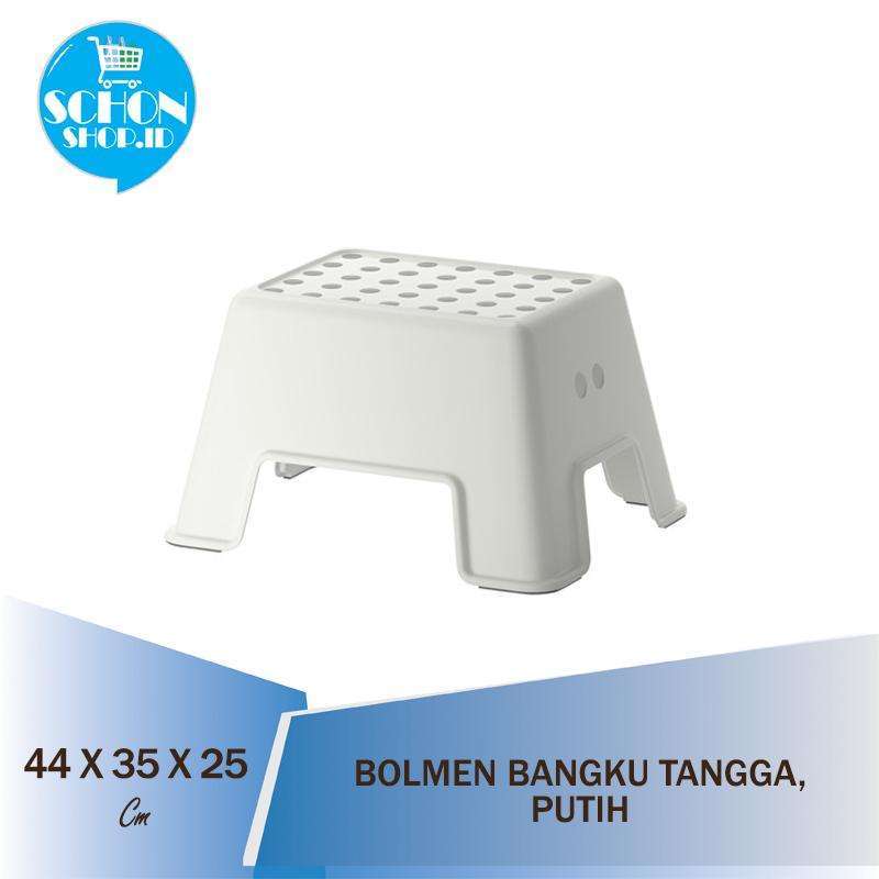 Promo IKEA BOLMEN - Bangku Tangga Anak / Step Stool - Putih Diskon 30% di Seller SchonShop.id ...