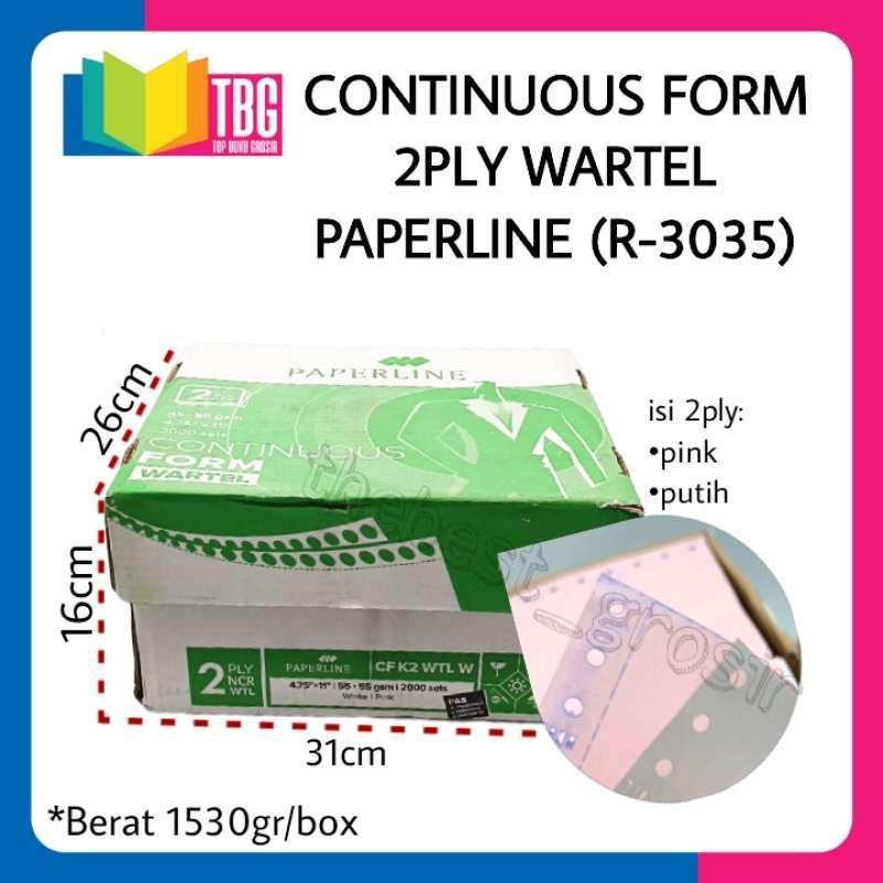 Jual Kertas Kasir Paperline 2 Ply Original Harga Termurah April 2024 ...
