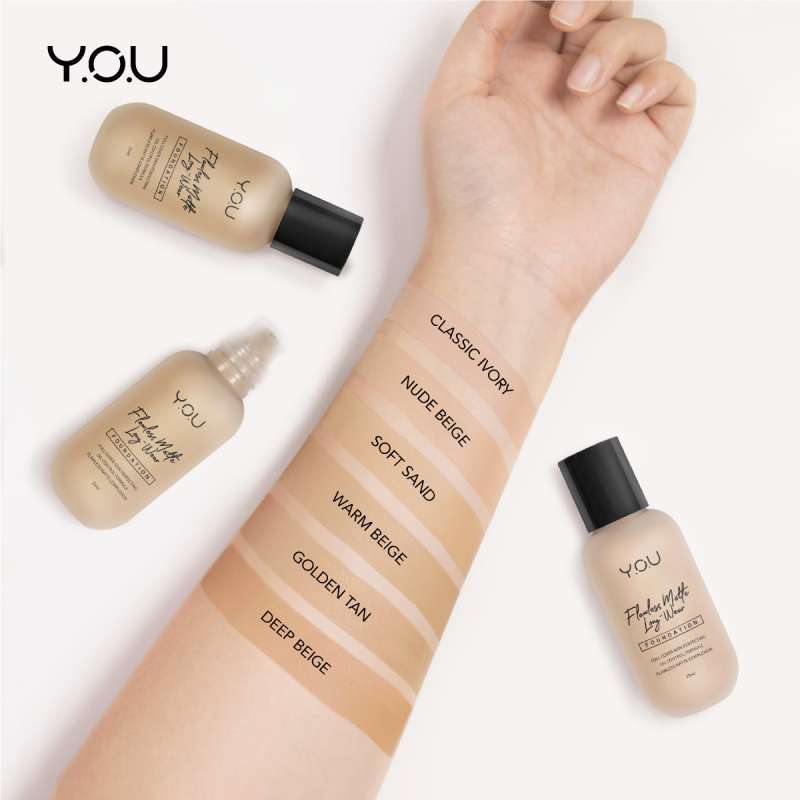 Promo YOU Basic Collection Flawless Matte Long-wear Foundation[Oil ...