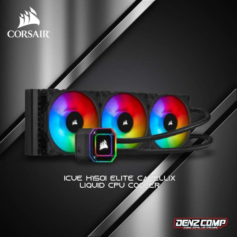 Jual iCUE H150i ELITE CAPELLIX Liquid CPU Cooler di Seller DENZCOMP ...