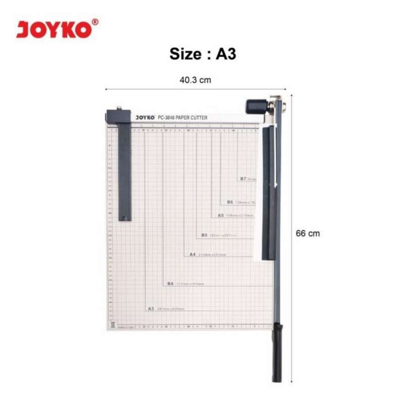 Jual Paper Cutter Pemotong Kertas Joyko Pc 3846 A3 Di Seller Cantik