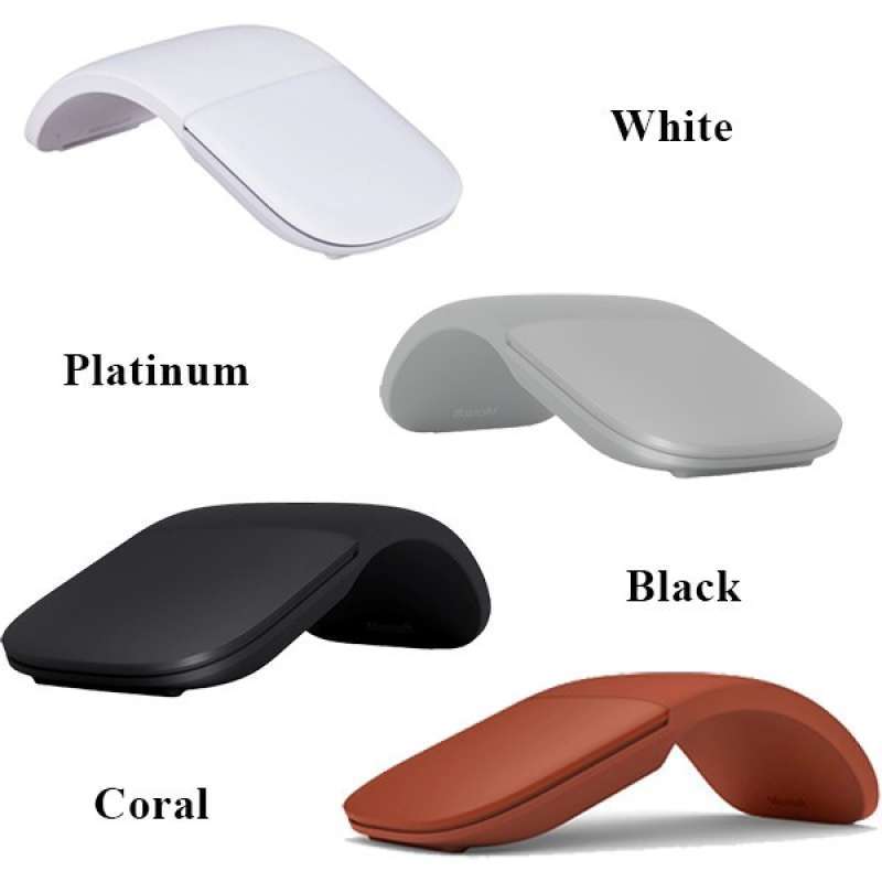 Jual Microsoft Surface Arc Touch Mouse Original - Arc Mouse, Platinum ...