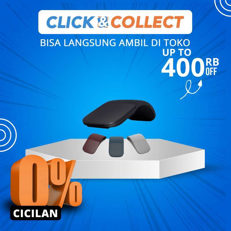 Jual Microsoft Surface Arc Touch Mouse Original - Arc Mouse, Platinum ...