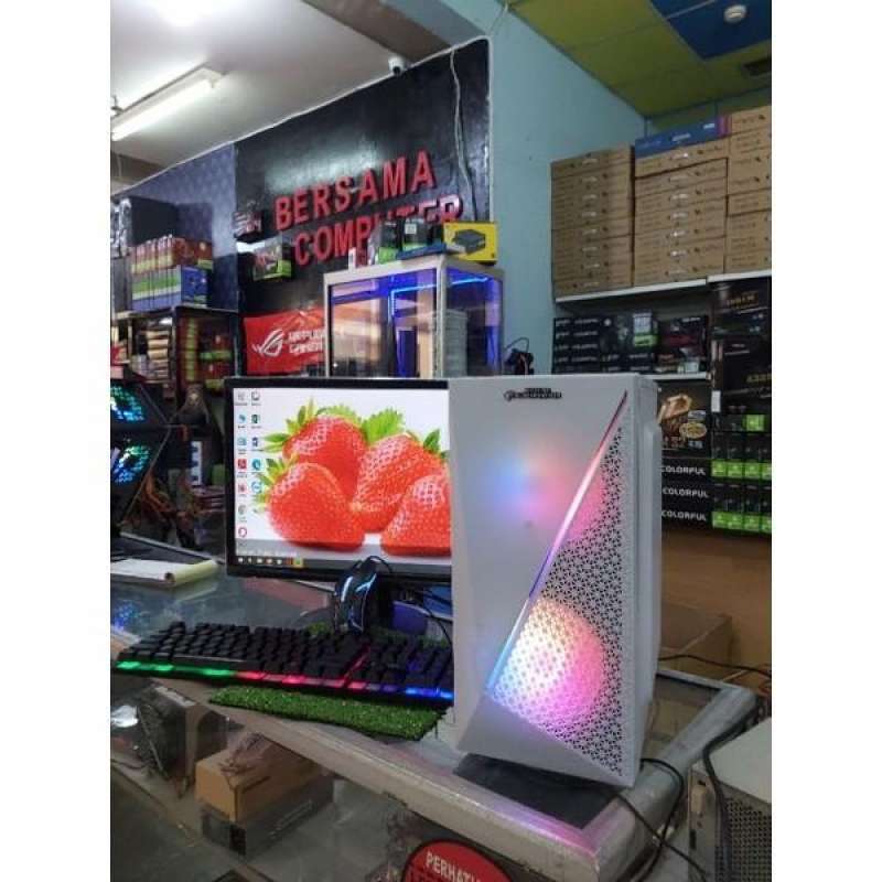 Jual pc gaming core i7 ram 16 gb ssd monitor full set di Seller Lancar ...