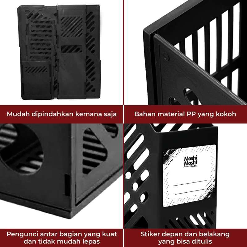 Jual File Box Moshi Foldable Storage Tempat Penyimpan Lipat Dokumen ...