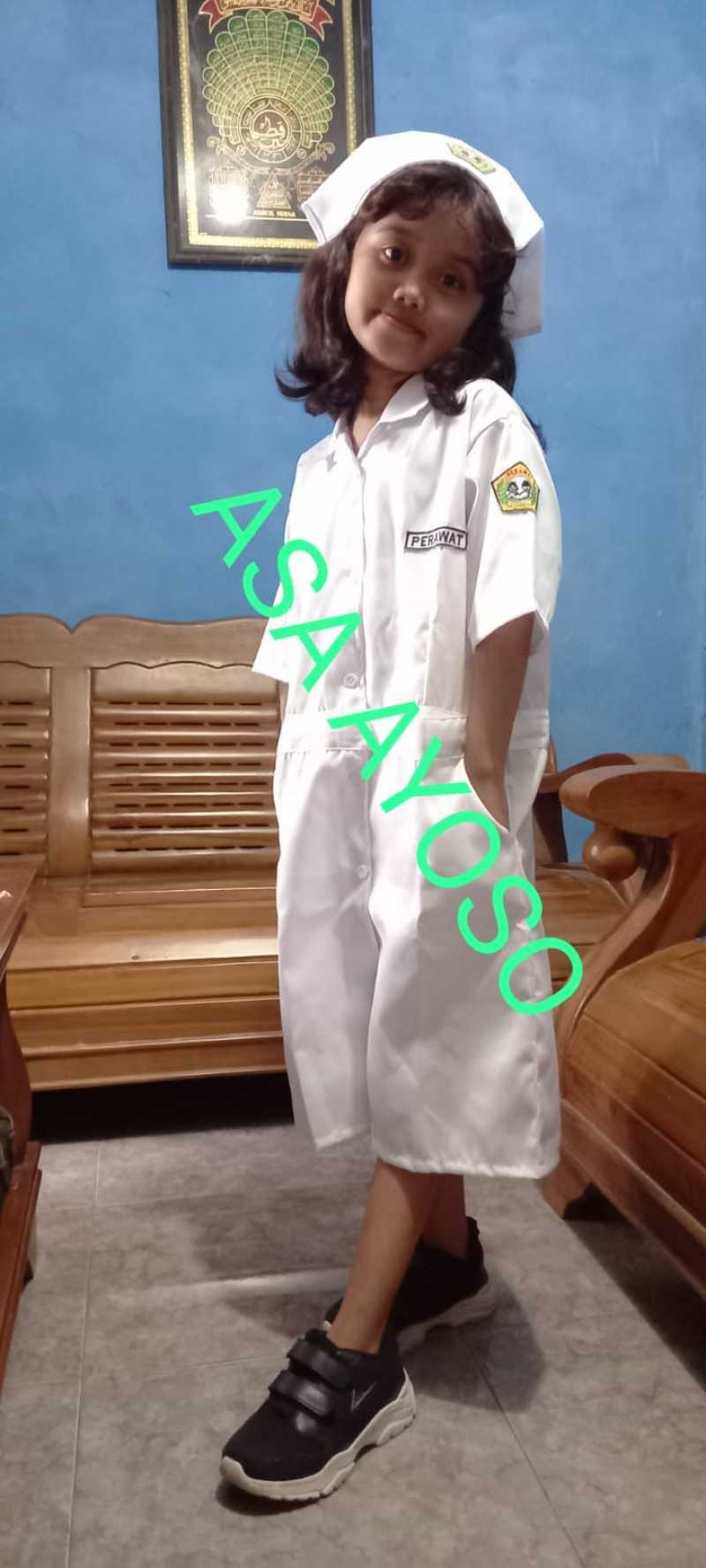 Jual Baju Seragam Karnaval Profesi Perawat Lengkap Atribut Langsung ...