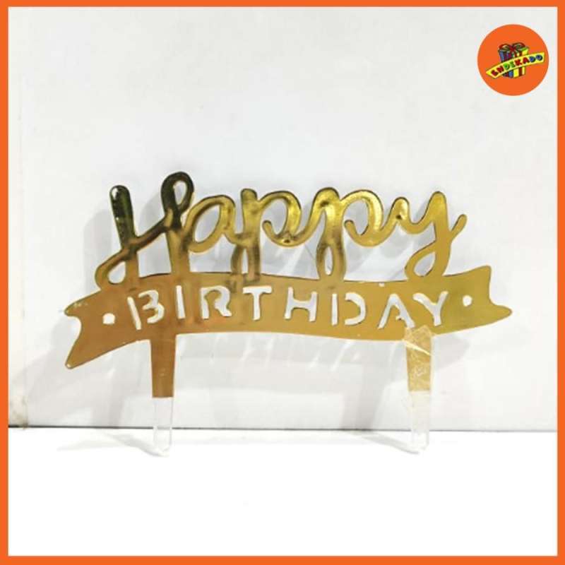 Jual TOPPER Ulang Tahun Murah - Cake Topper di Seller Toko Endekado ...