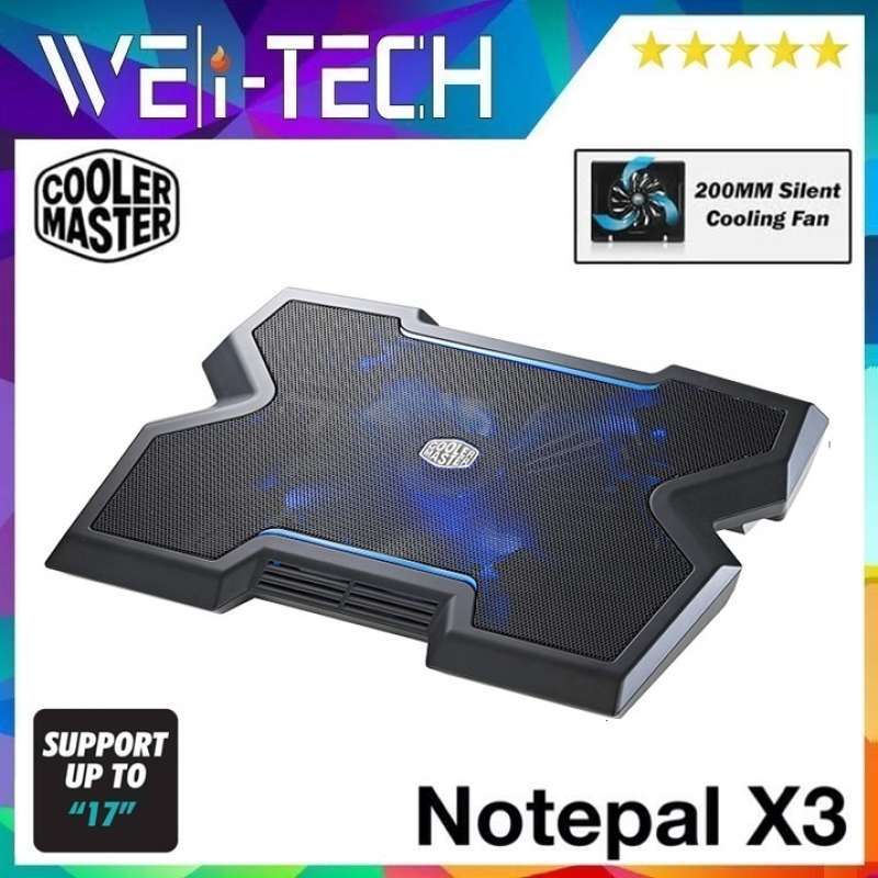 Promo Cooler Master Notepal X3 Cooling Pad Laptop Diskon 22% di Seller ...