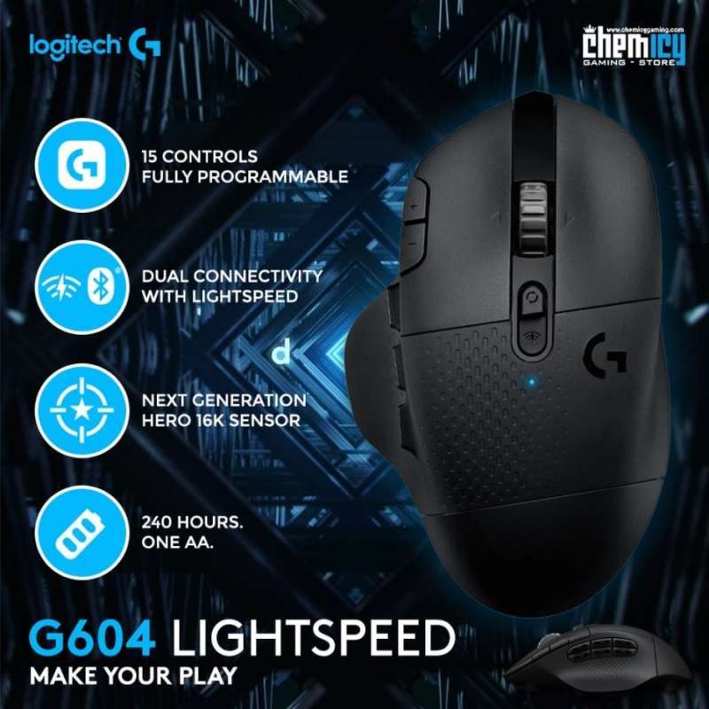 Jual Logitech G604 Lightspeed Wireless Gaming Mouse di Seller Chemicy Gaming - Mangga Dua ...