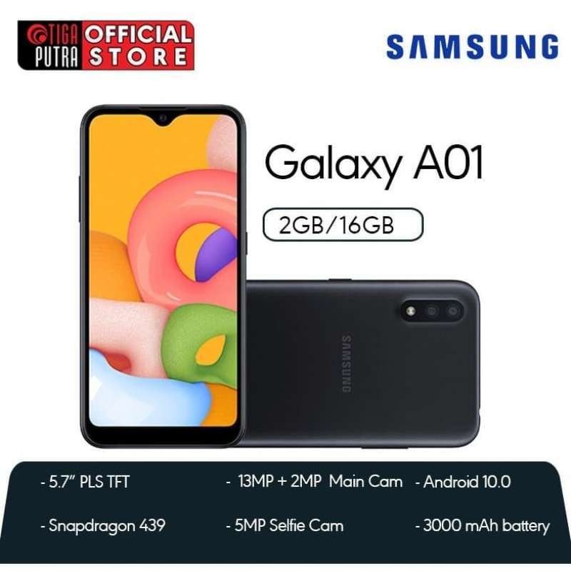 Jual SAMSUNG GALAXY A01 RAM 2GB INTERNAL 16GB GARANSI RESMI SEIN di ...
