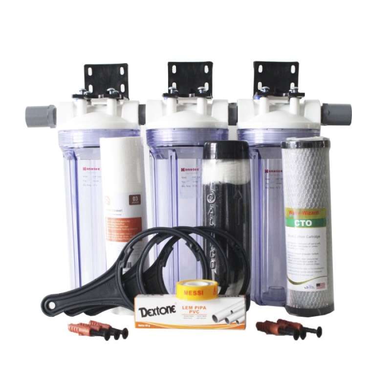 Promo Paket Filter Air Sumur Zat Besi 10â€ - Gm 3 Spc 0.75 Spc Clear ...