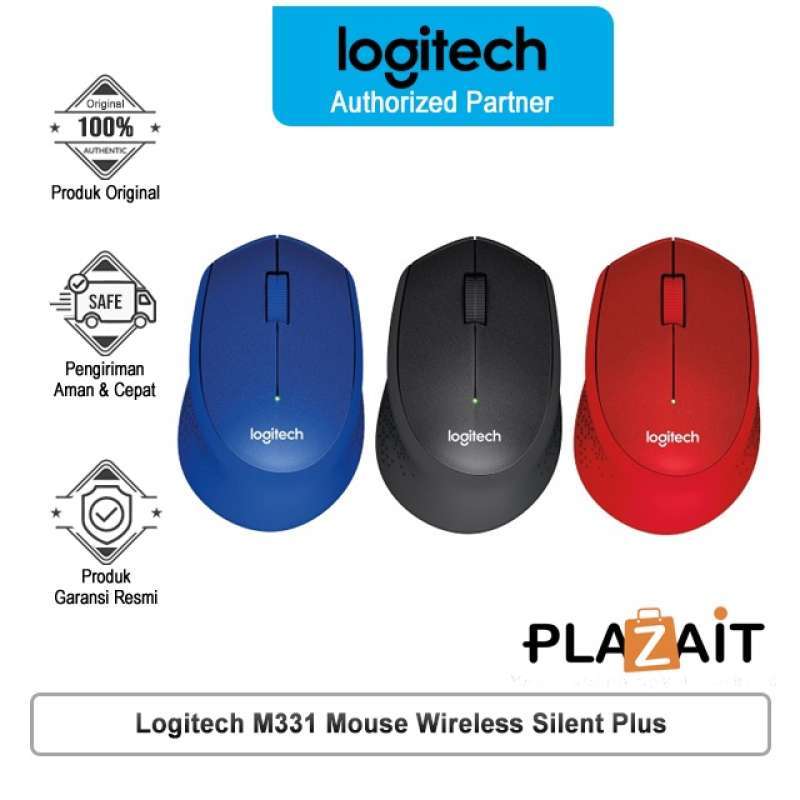 Jual Logitech M331 Mouse Wireless Silent Plus di Seller PT. Primajaya Multi Technology Official ...