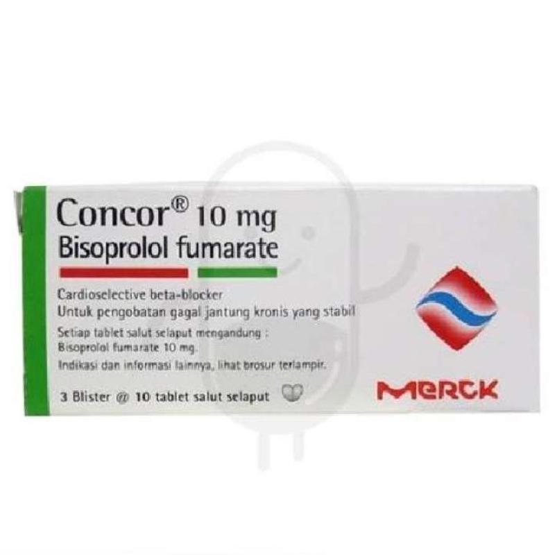 Jual CONCOR 10 MG BOX 30 TABLET di Seller APOTEK EIRA JAYA - Margahayu ...