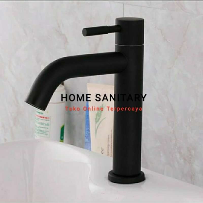 Jual Kran Wastafel Stainless 304 Black/Keran Cuci Tangan Hitam di ...