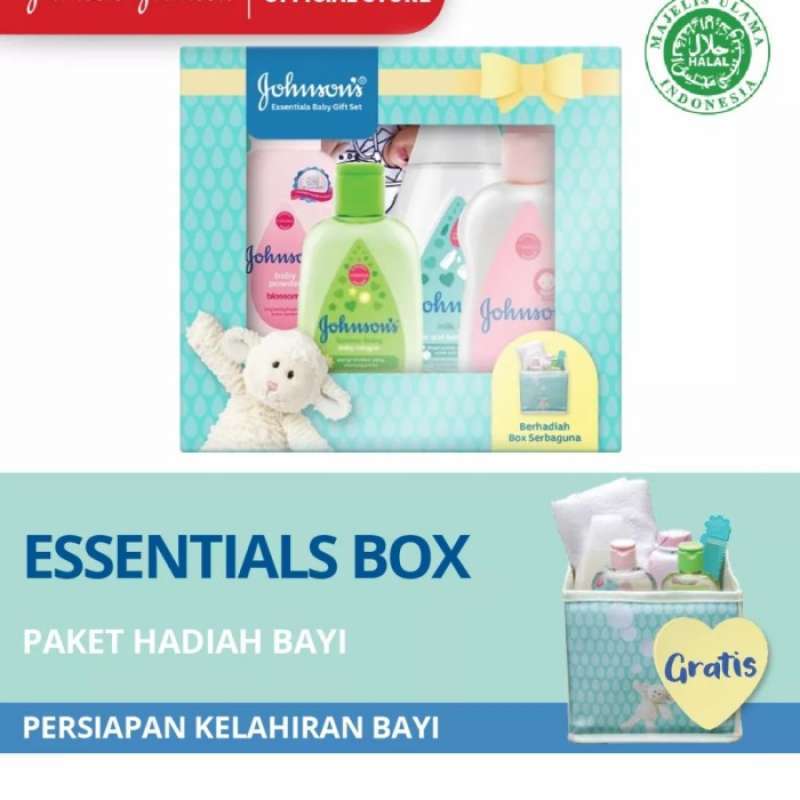 Promo Johnson'S Johnsons Essentials Baby Gift Set Paket Kelahiran Box ...