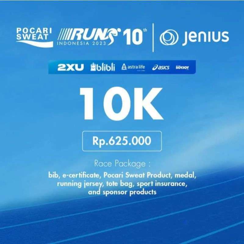 Jual VIRTUAL POCARI SWEAT RUN INDONESIA 2023 (JERSEY & MEDALS PACKAGE ...