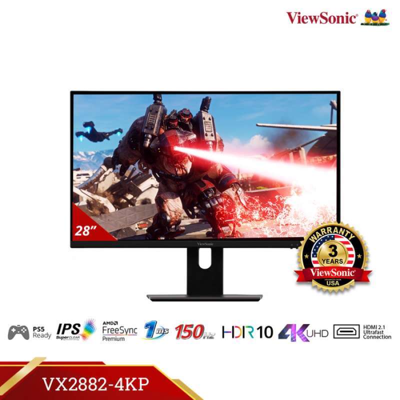 Jual ViewSonic Gaming Monitor VX2882-4KP 150Hz 1ms Best for PS5 di Seller Paradise Indonesia ...