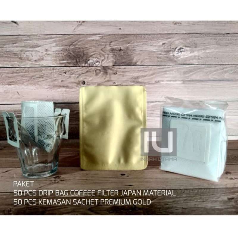 Promo Paket Drip Bag + Sachet Gold Doff 50 Pcs Diskon 23% di Seller ...
