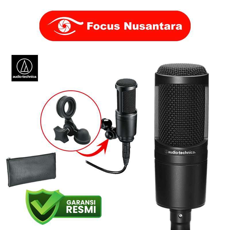 Jual Focus Nusantara - Audio Technica At2020 Cardioid Condenser Microphone Di Seller Focus ...