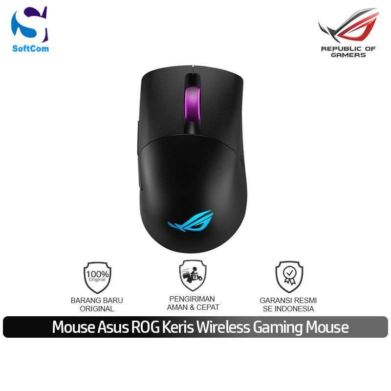 Promo Mouse Gaming Asus ROG Keris Wireless Diskon 3% di Seller SOFTCOM ...