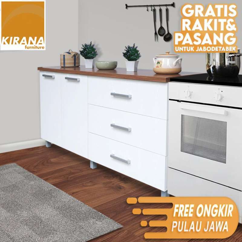 Promo Kitchen Set Bawah Minimalis Rak Dapur Kayu Dan Lemari Kantor ...