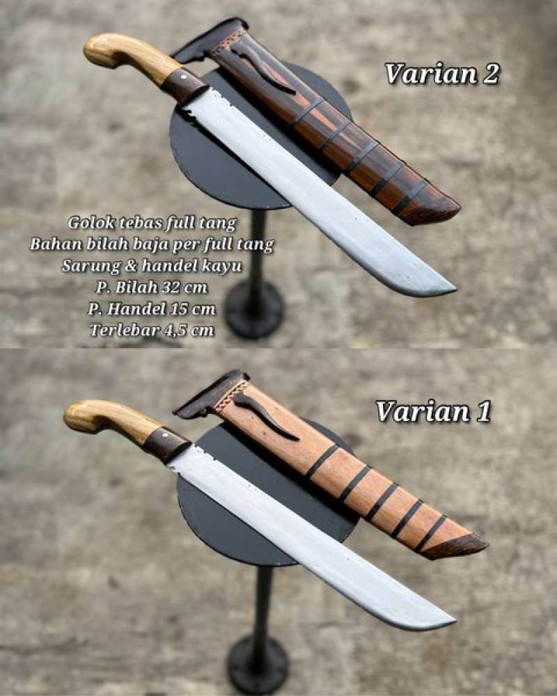 Promo golok kebun golok baja golok kerja potong kayu alat bantu ke ...