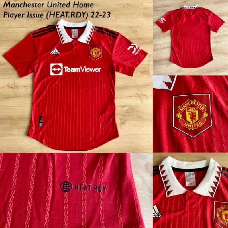 Jual BAJU BOLA JERSEY MU HOME PLAYER ISSUE 2022 2023 JERSEY PLAYER ...